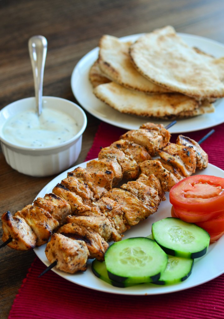 Lebanese Chicken Skewers (Shish Taouk) - The Spice Kit Recipes ...